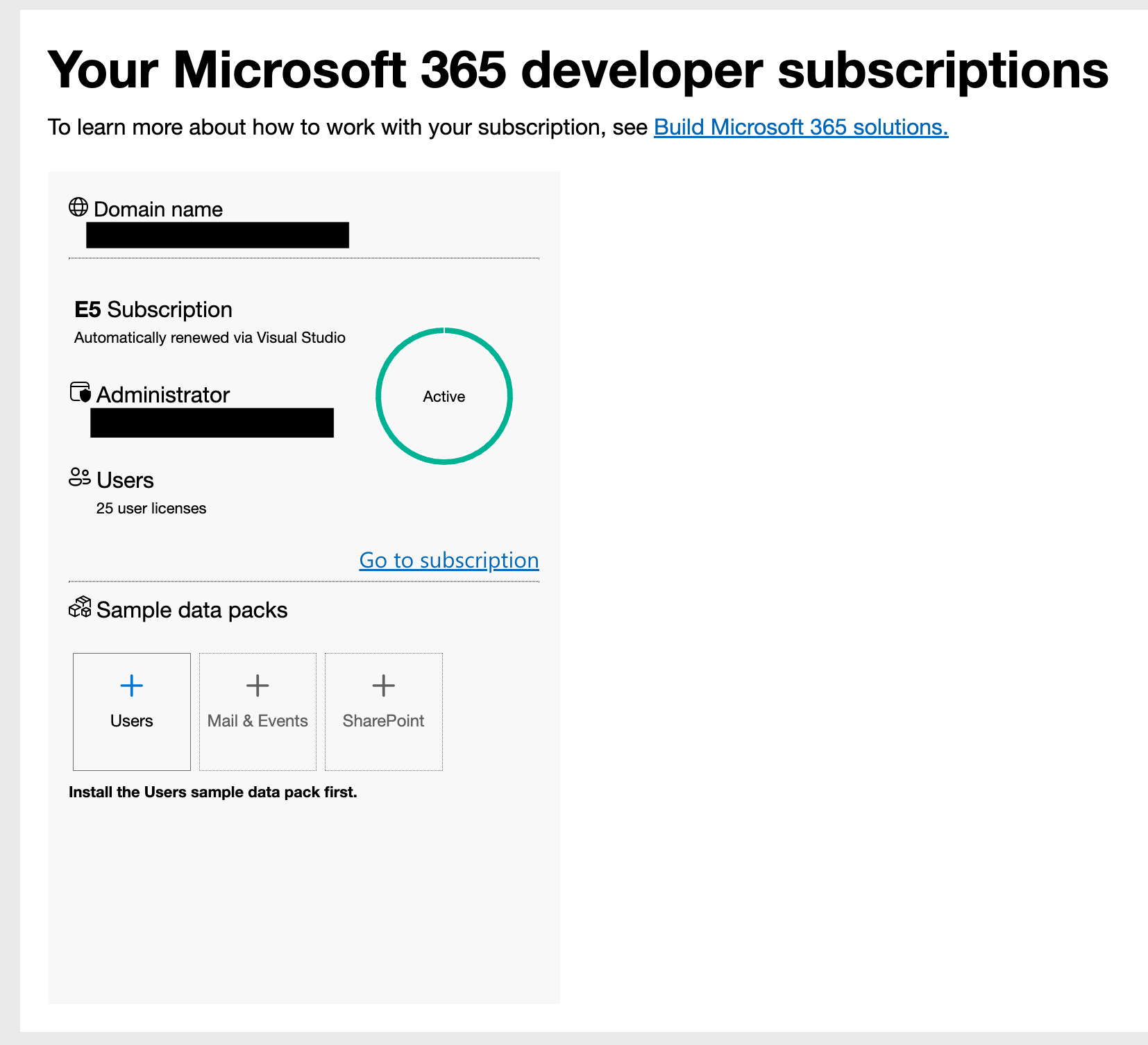 Get a never-expiring M365 Developer Program tenant with a Visual Studio Subscription - Yannick ...