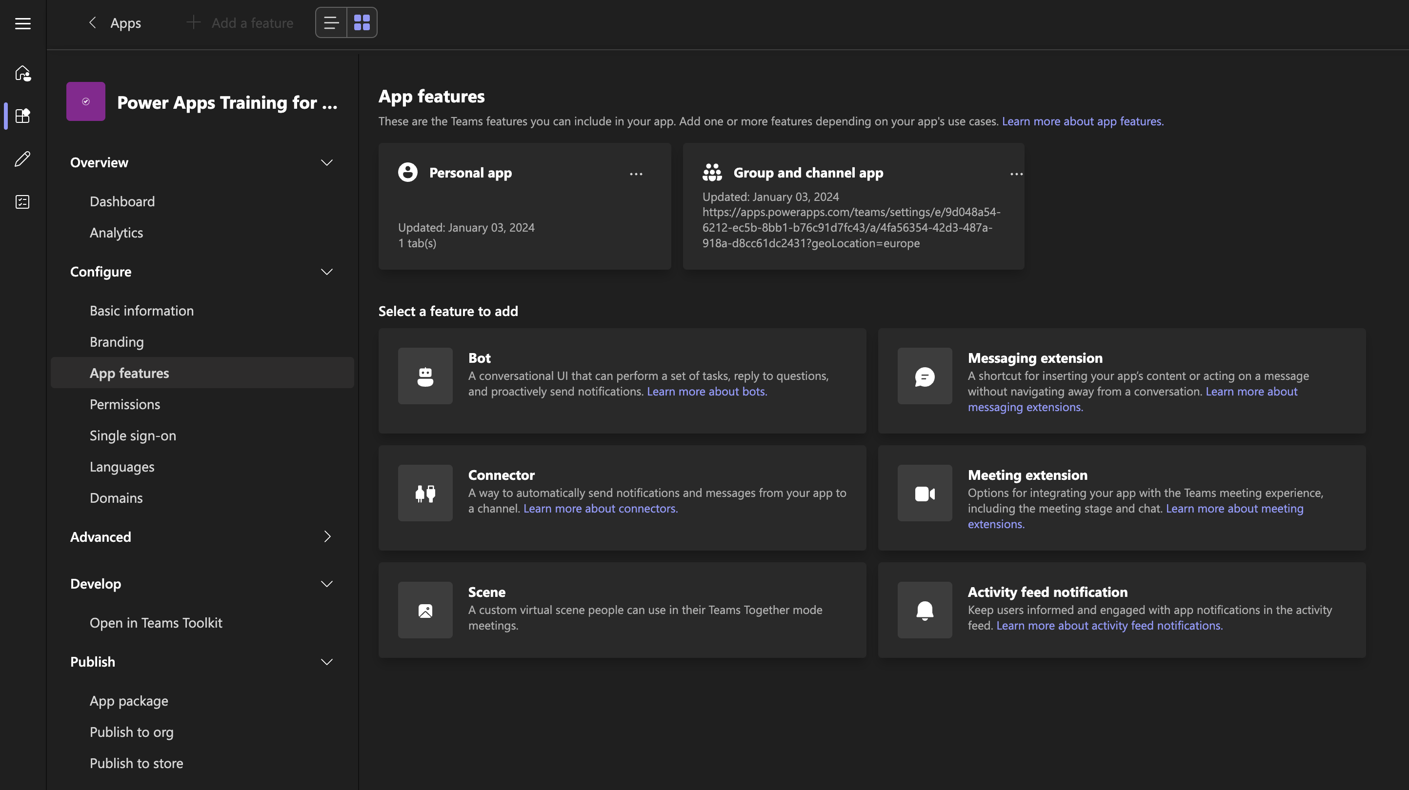 Use a Power Apps app in Microsoft Teams as a personal and/or channel ...