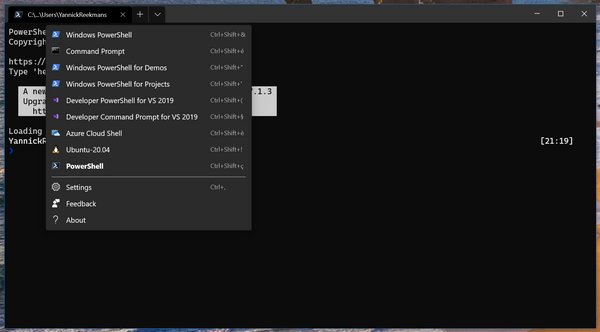 Add Developer PowerShell and Developer Command Prompt for Visual Studio ...
