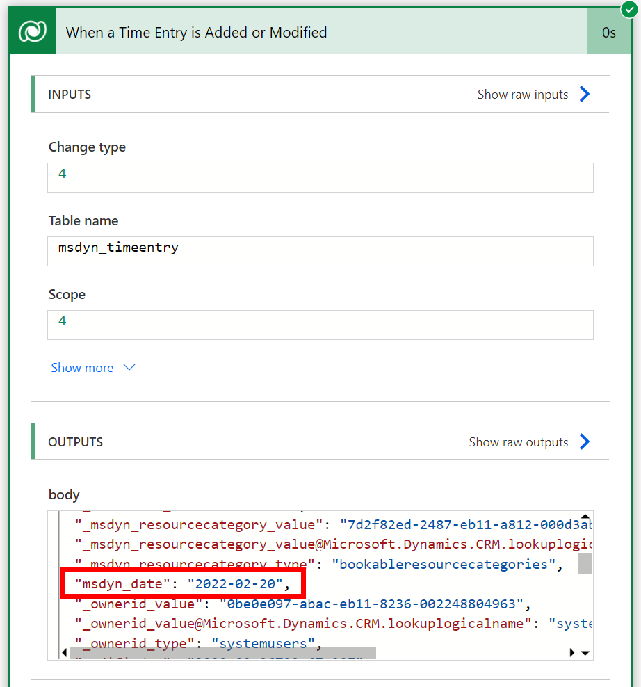 Dataverse Trigger and Action in Power Automate return different values ...