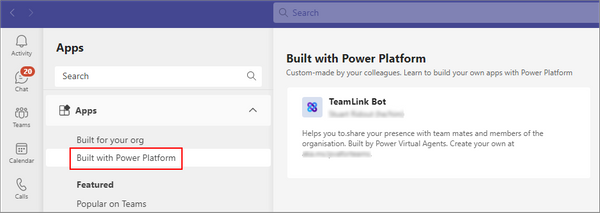 Use a Power Apps app in Microsoft Teams as a personal and/or channel ...