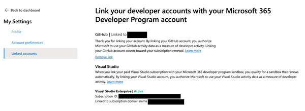 Get a never-expiring M365 Developer Program tenant with a Visual Studio ...